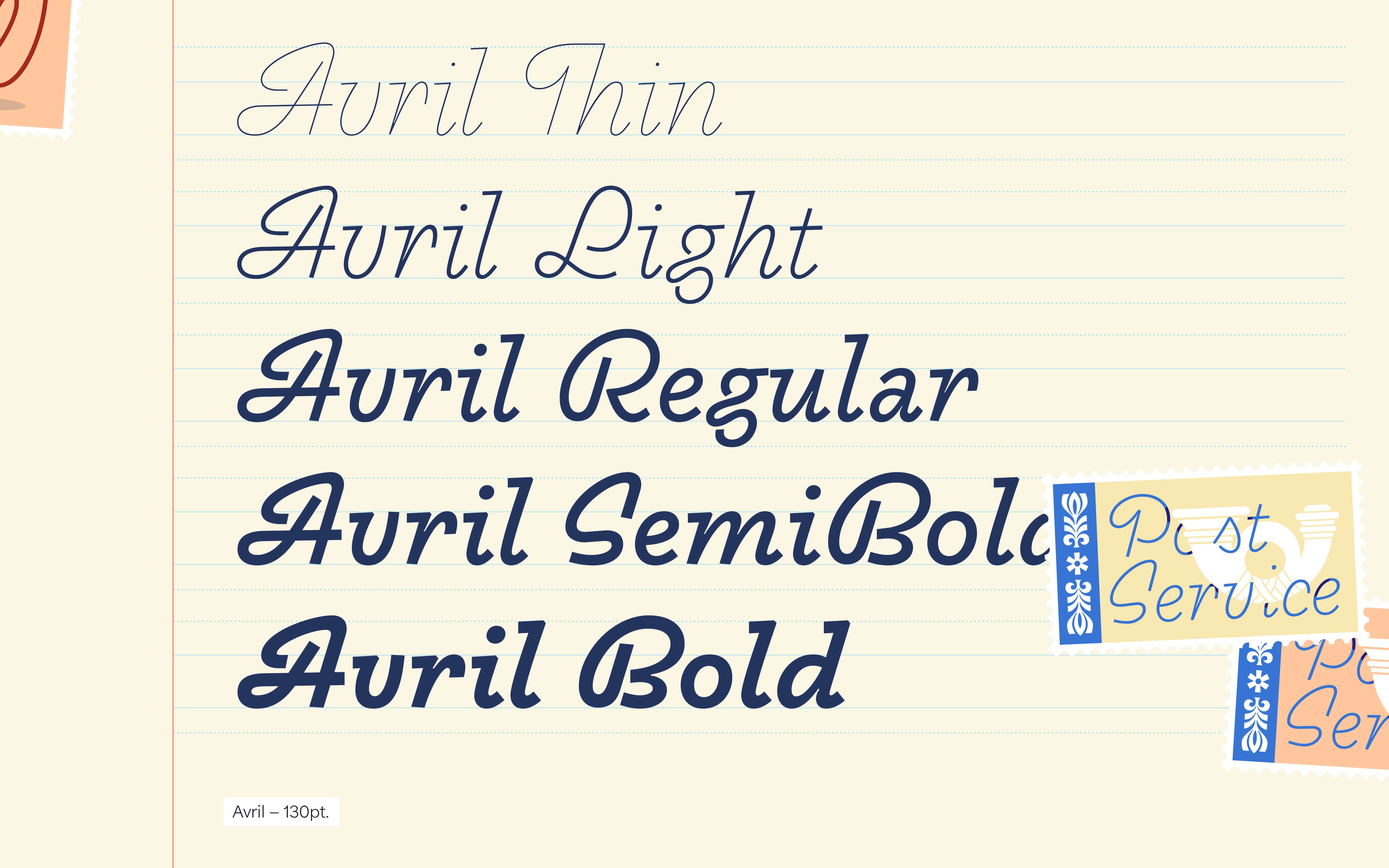 Avril font - The chill afternoon script typeface | French Type Design ...