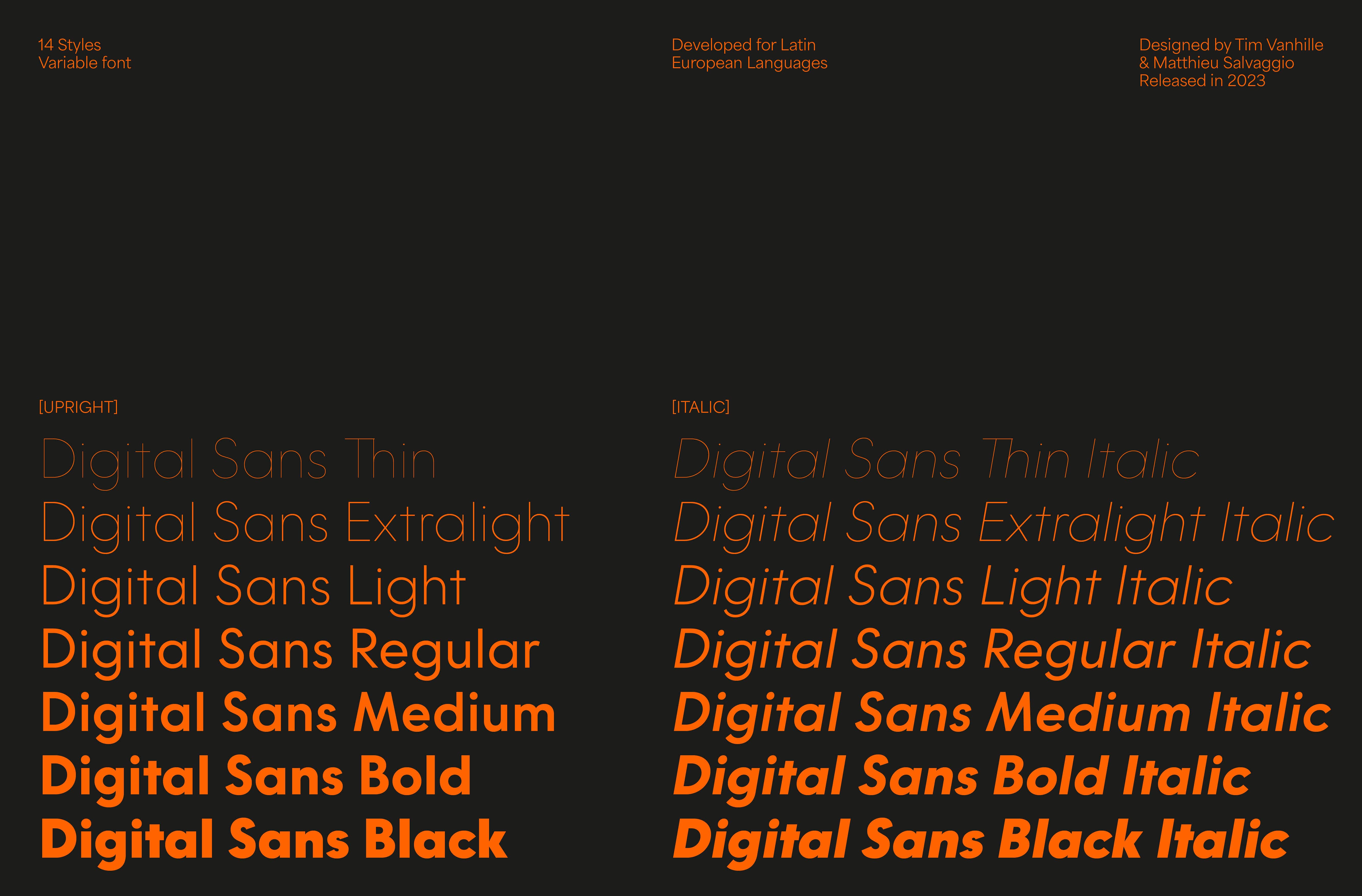 Digital Sans - Timeless, flexible, geometric | French Type Design ...