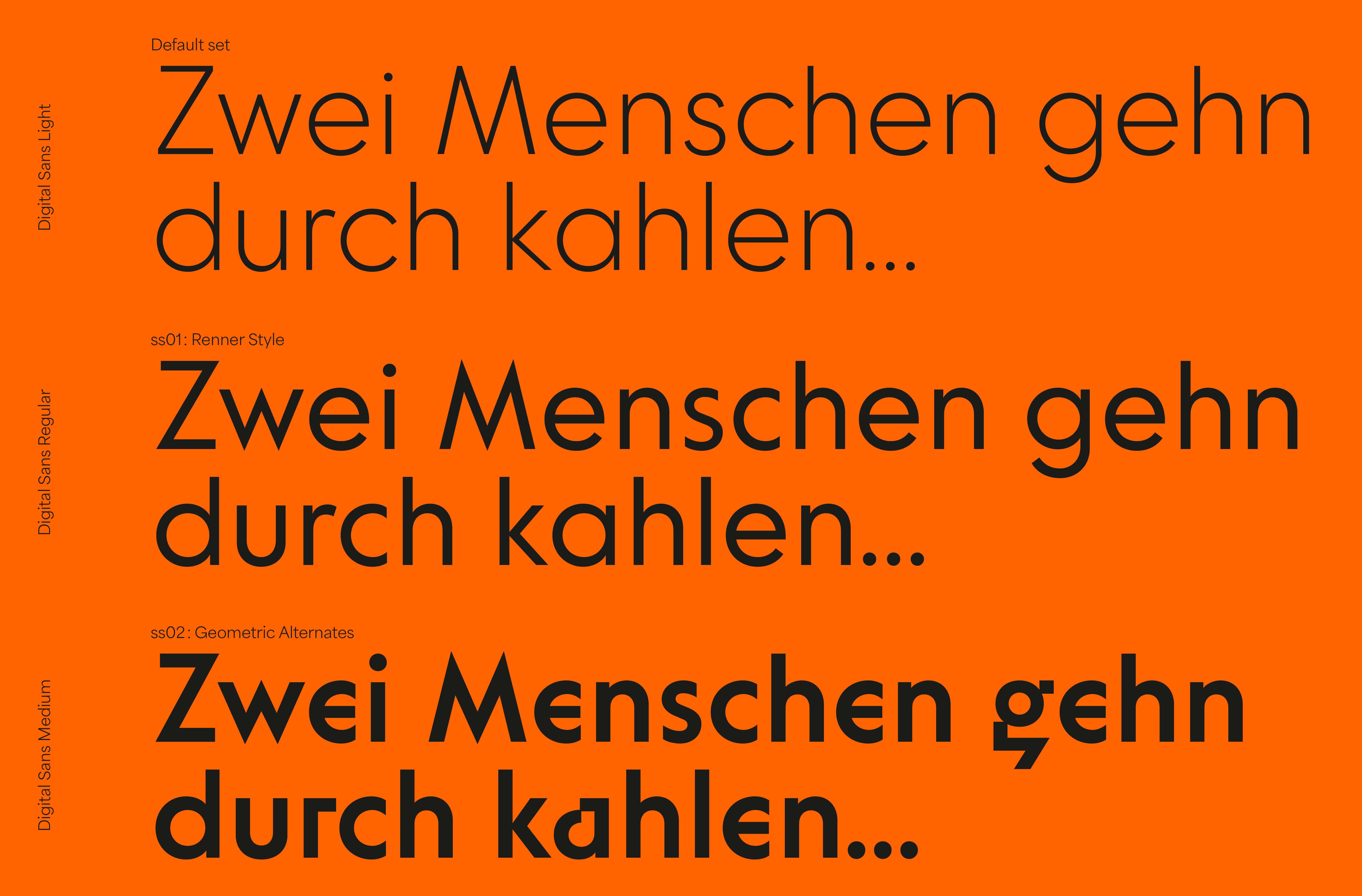 Digital Sans - Timeless, flexible, geometric | French Type Design ...