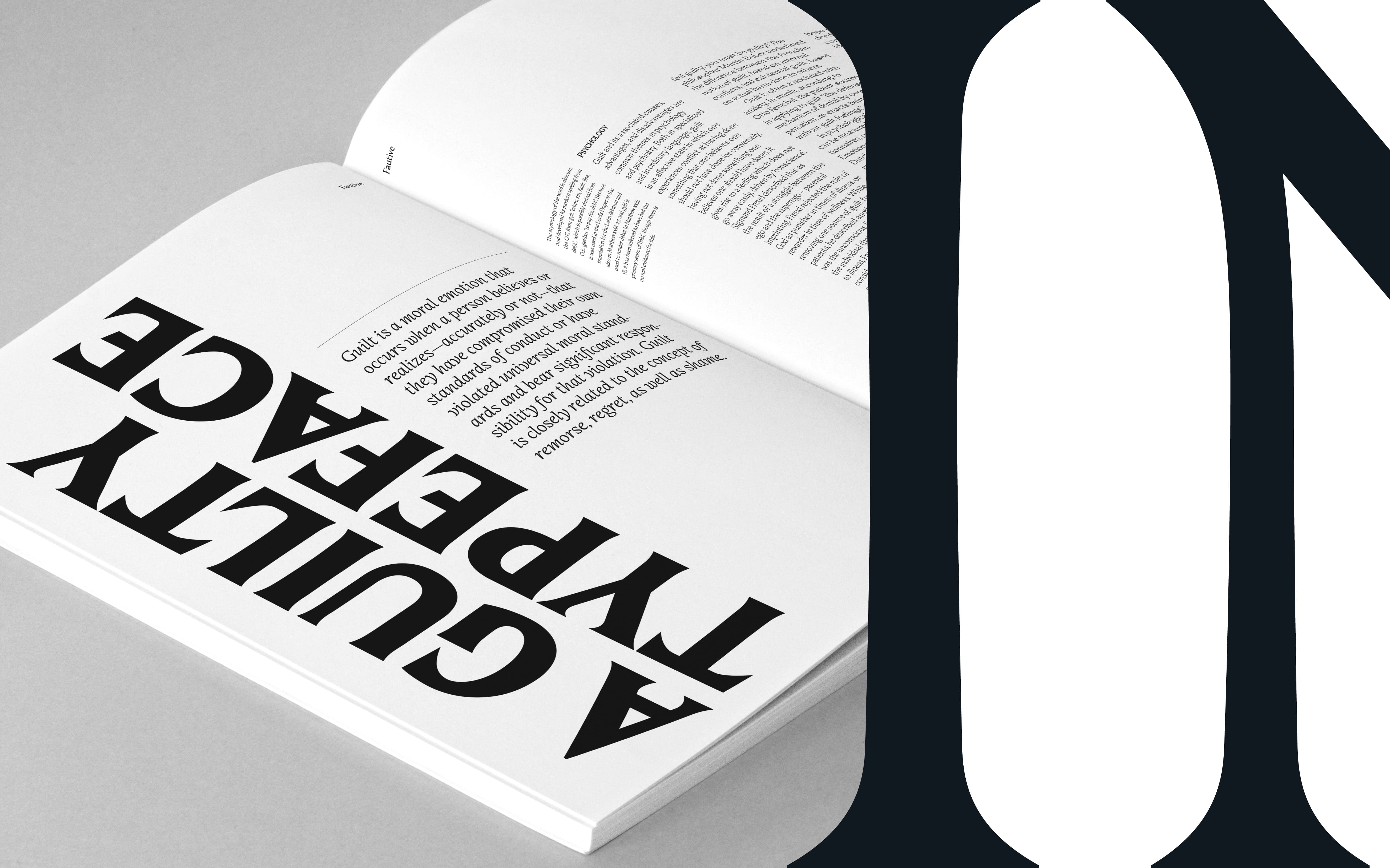 Fautive - The exaggerated appeal of a playful serif | French Type ...