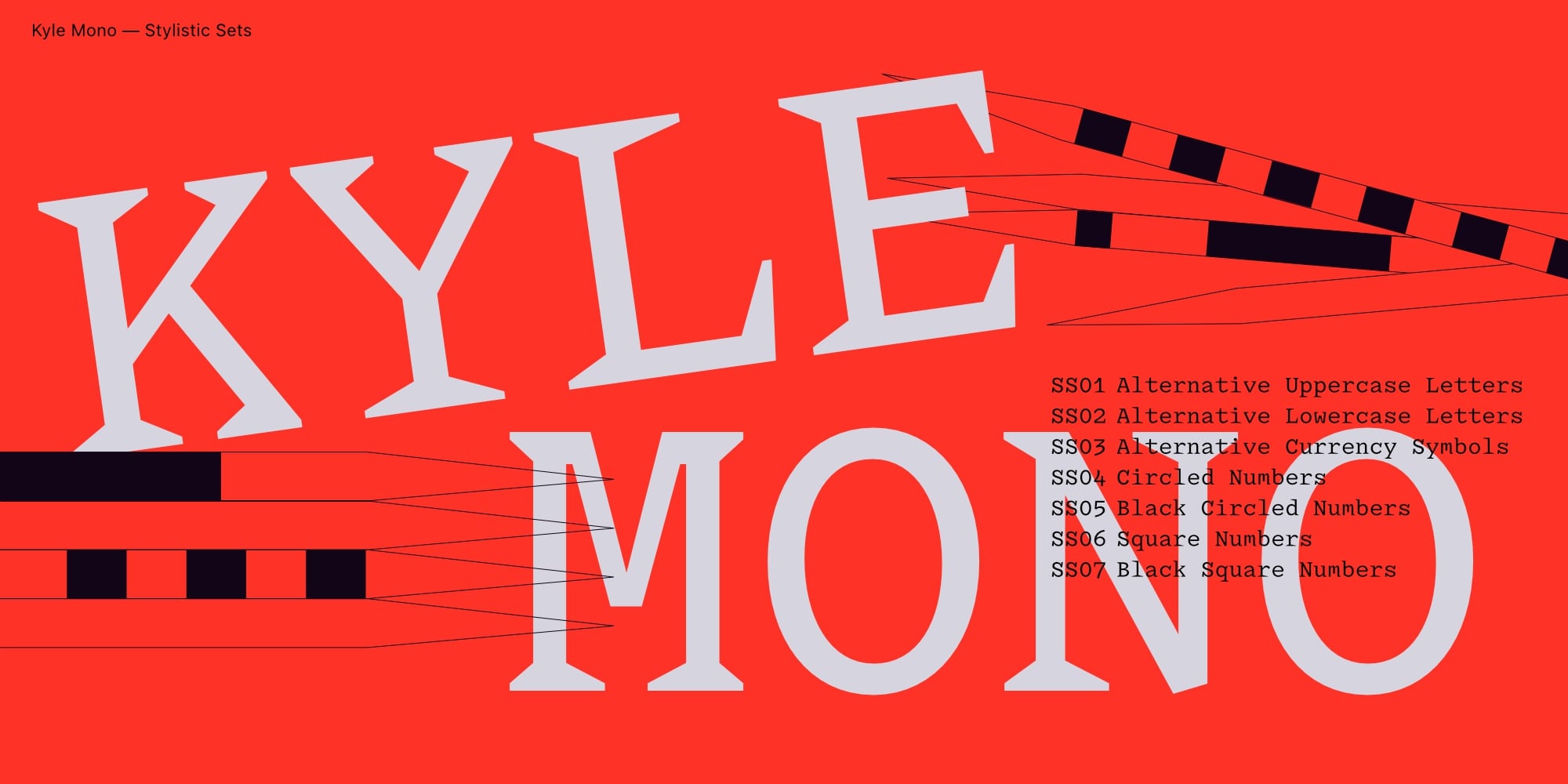 Kyle Mono, a serif font family | French Type Design foundry 🔥 We design ...