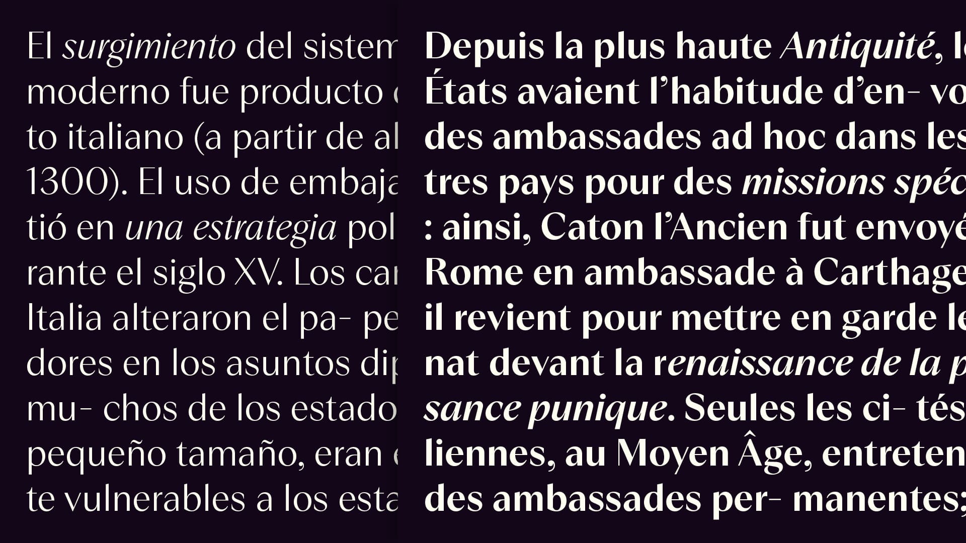 Relais display - a didone inspired typeface! | French Type Design ...