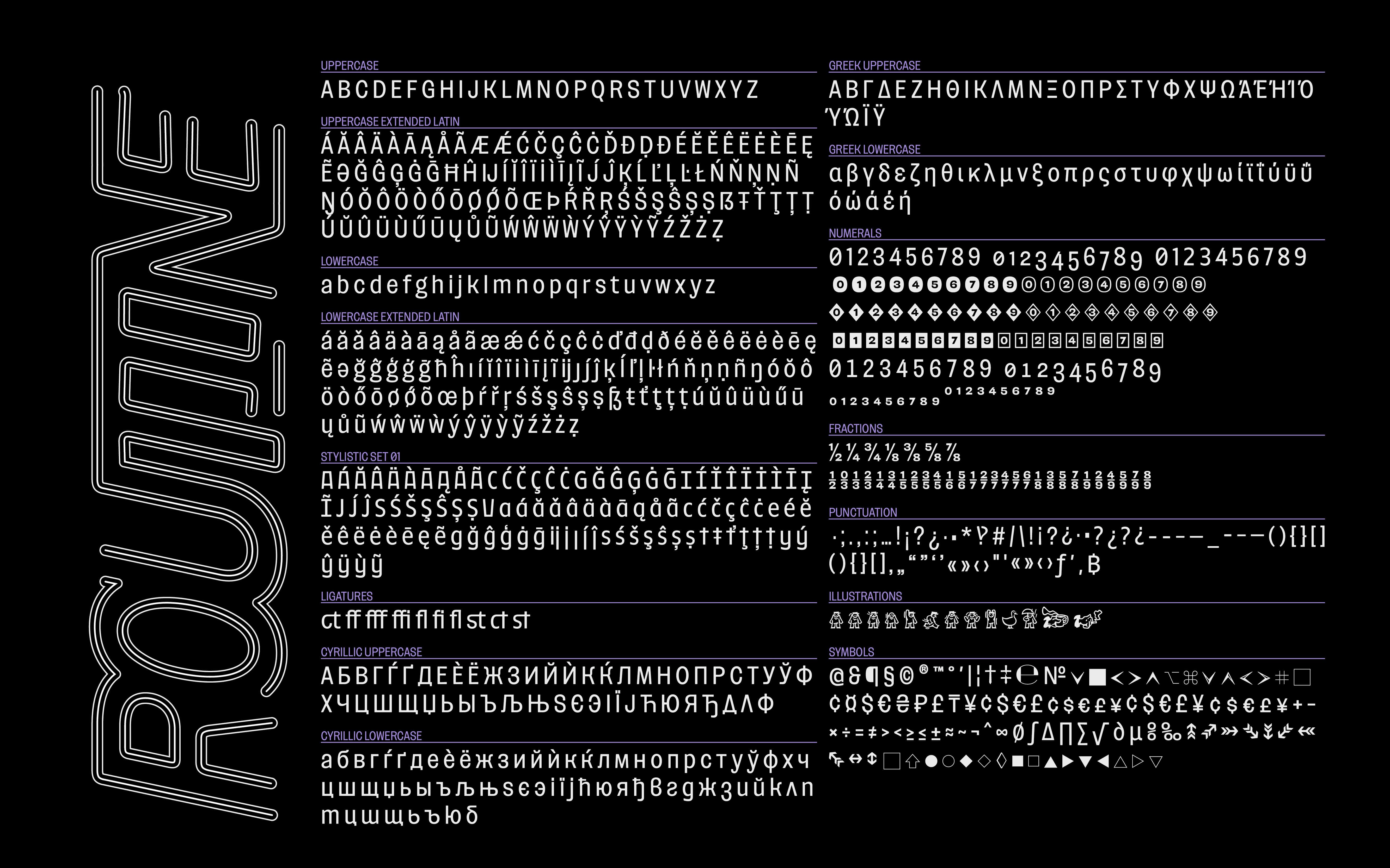 Routine - A versatile squared edges typeface | French Type Design ...