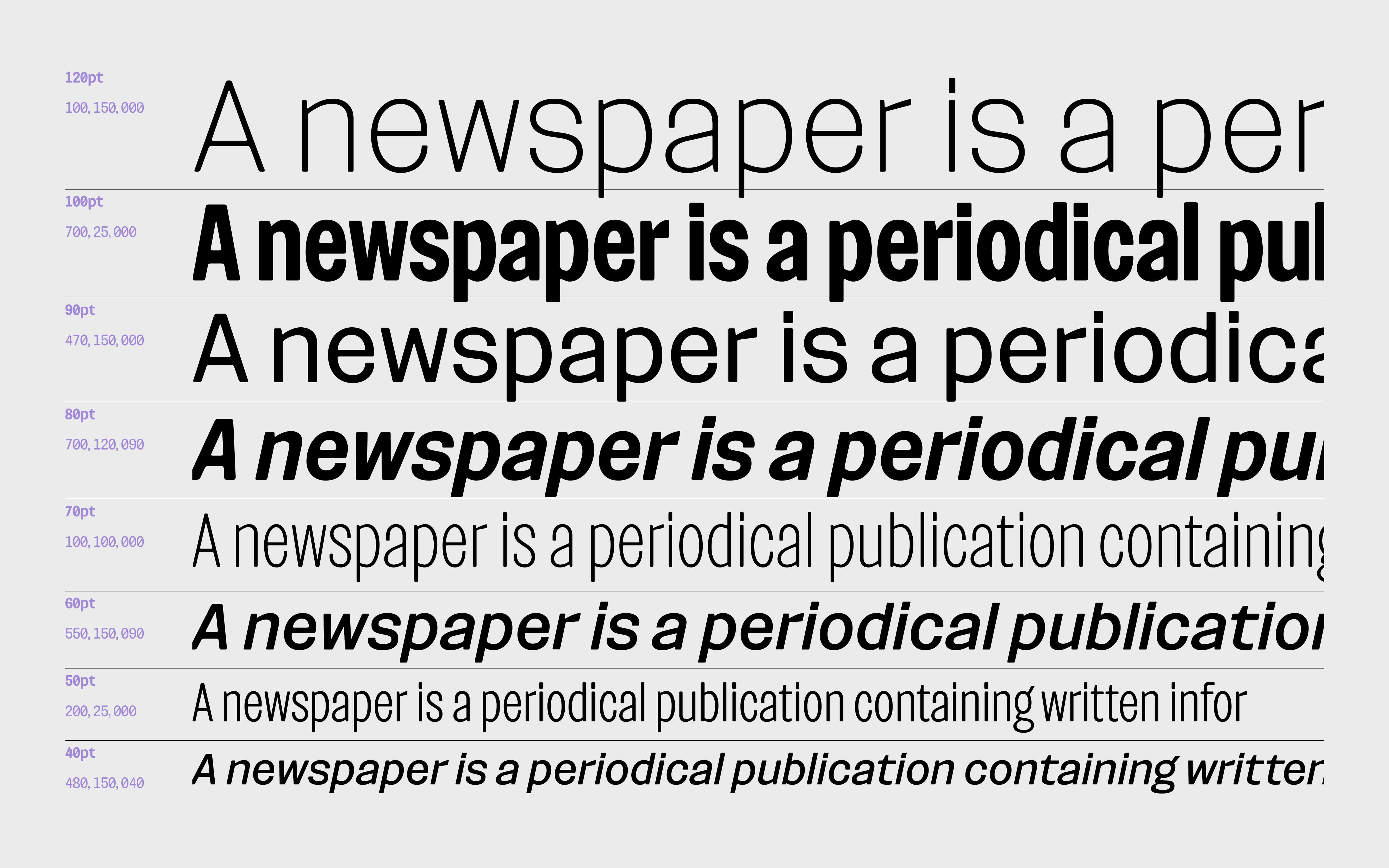 Routine - A versatile squared edges typeface | French Type Design ...