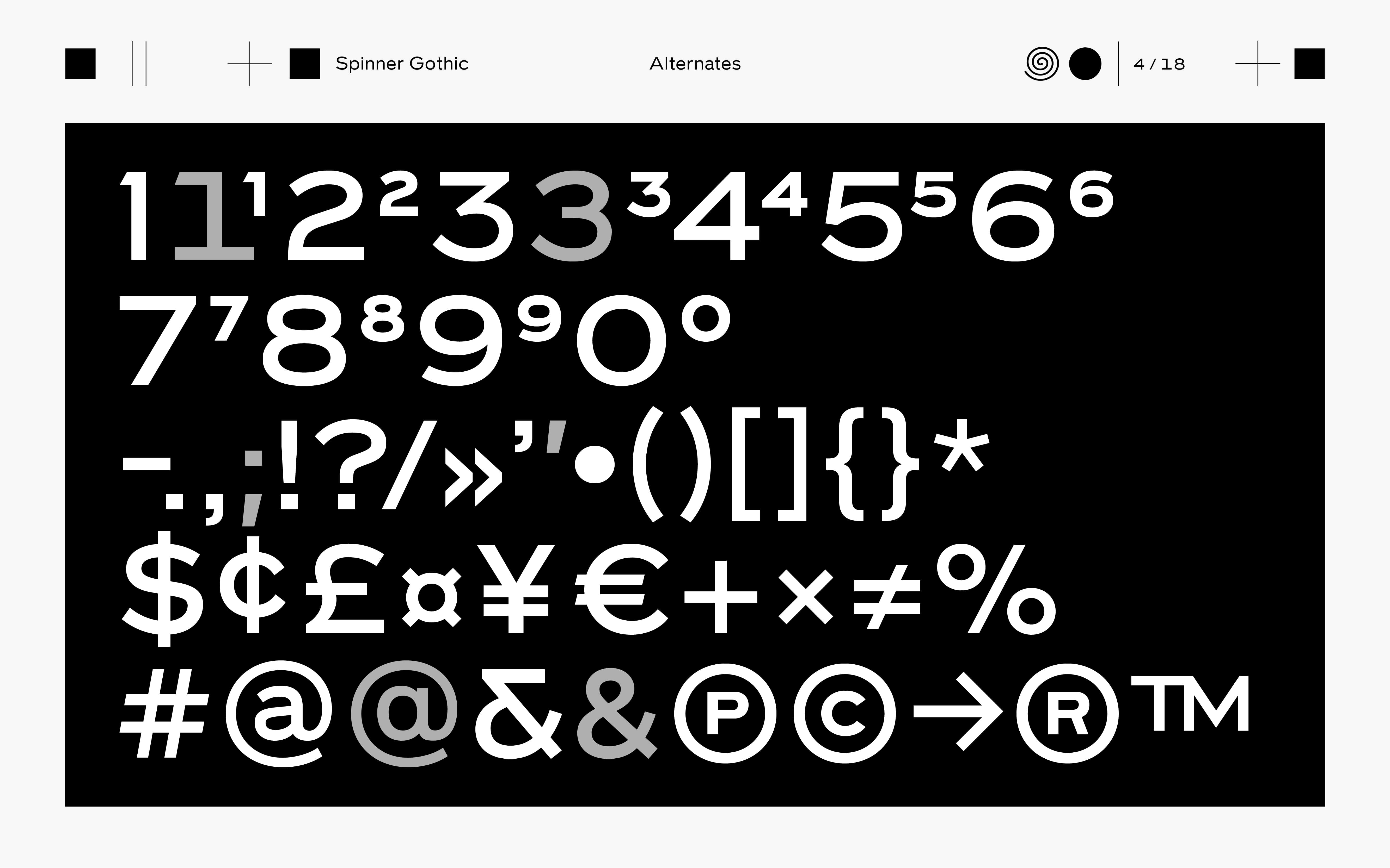 Spinner Gothic - The font family that you will use everyday | French ...