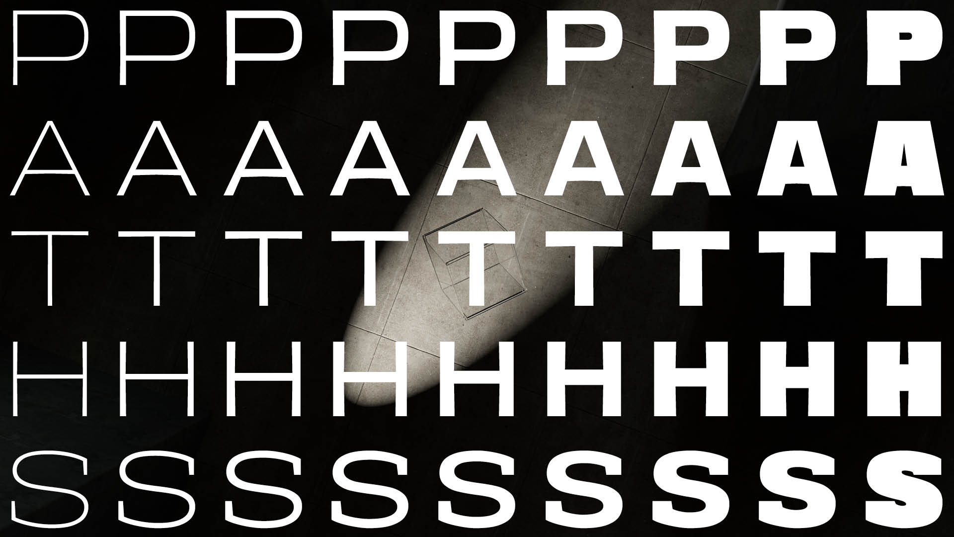 Square font - Mono font evolving in a single square | French Type ...