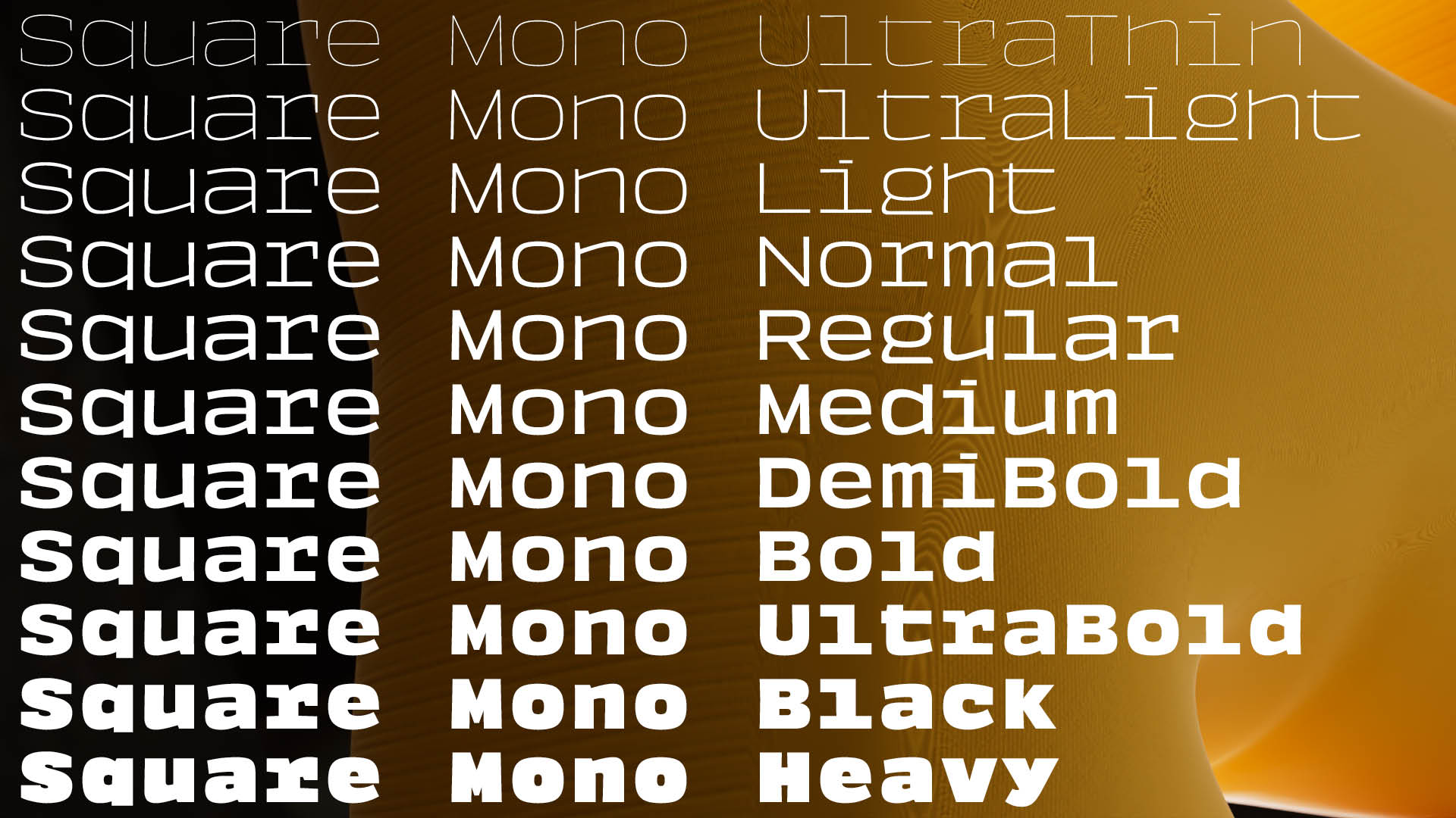 Square font - Mono font evolving in a single square | French Type ...