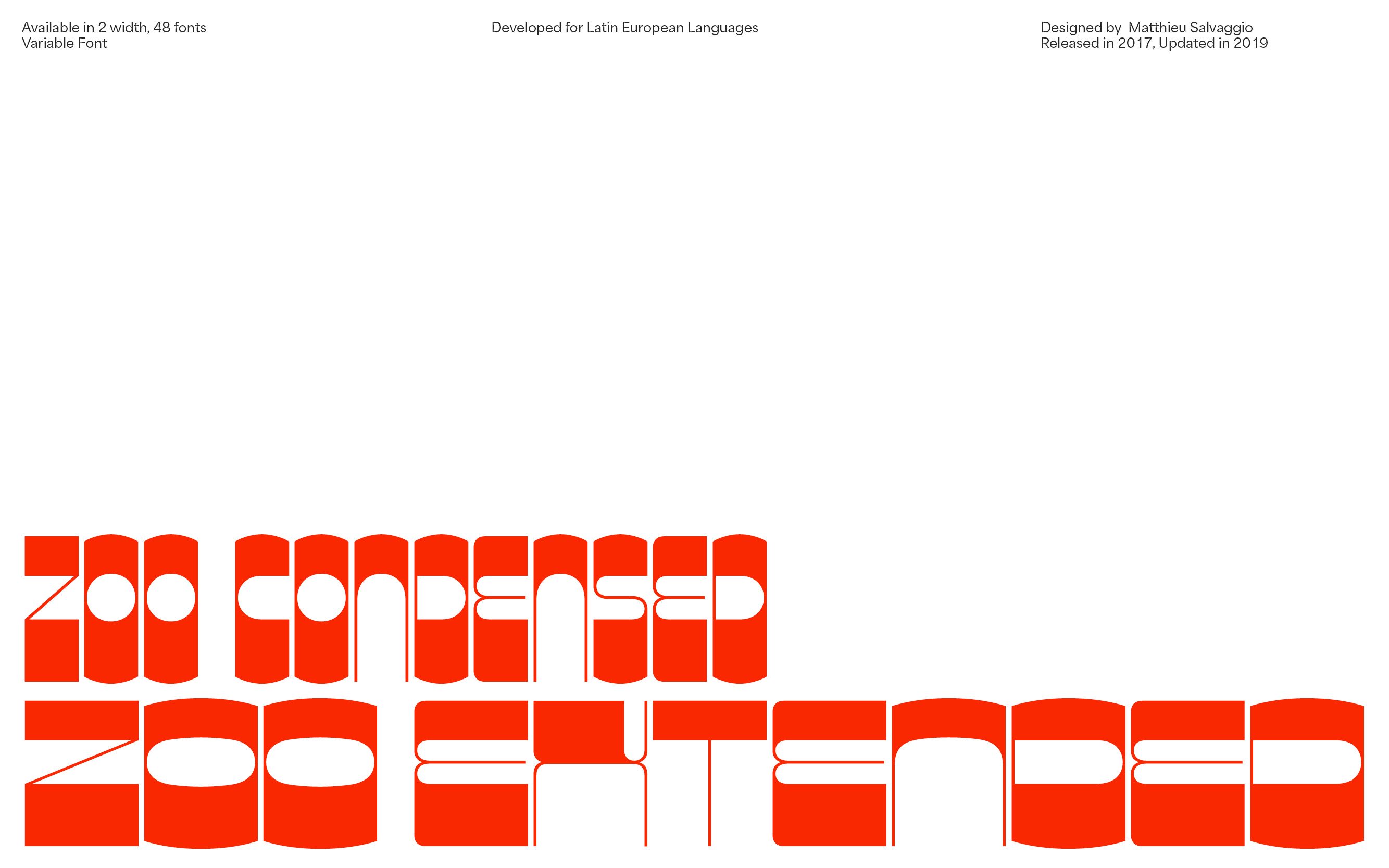 Zoo Display - The jazzy font with high contrast | French Type Design ...